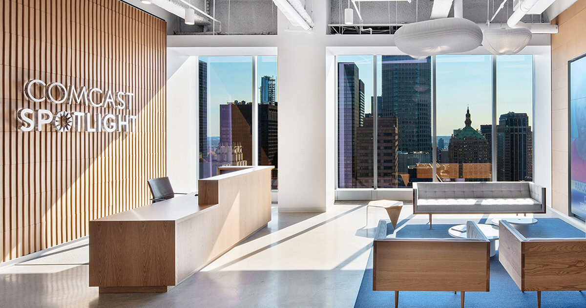 LS Group | Comcast Spotlight | Workplace Lighting Design