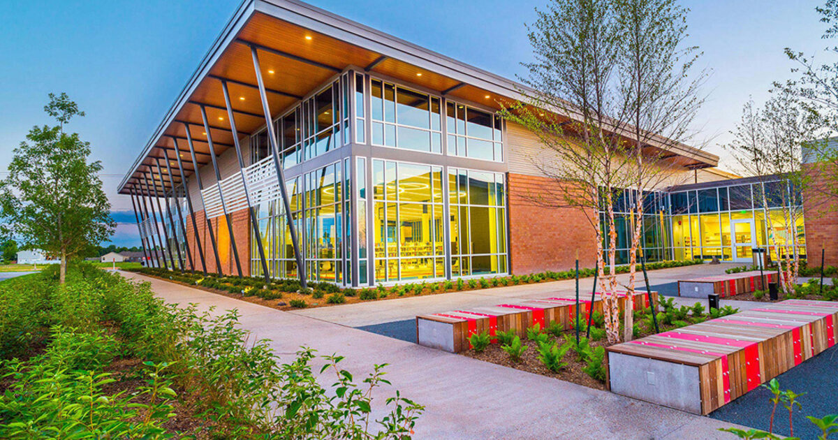 LS Group | Joplin Library | Landscape & Site Lighting Design