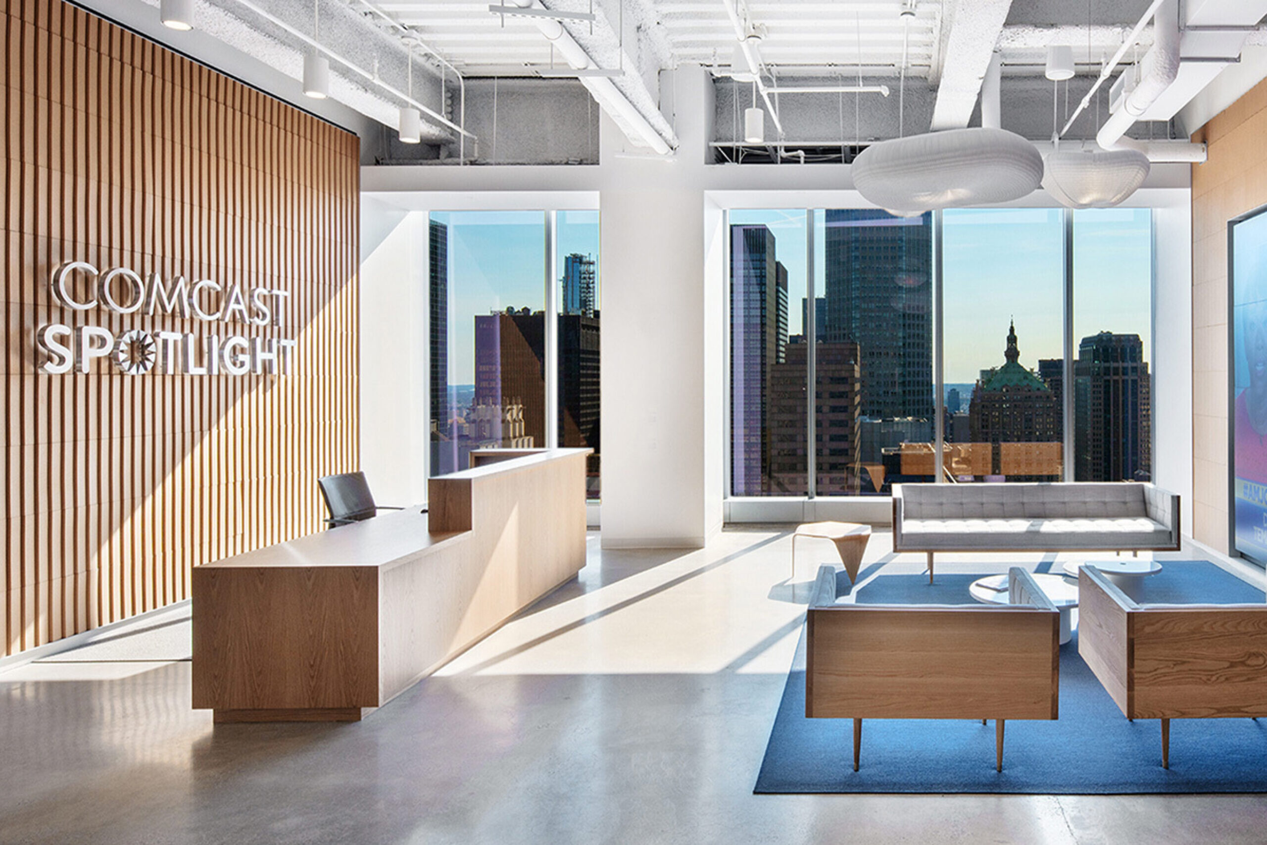 LS Group | Comcast Spotlight | Workplace Lighting Design